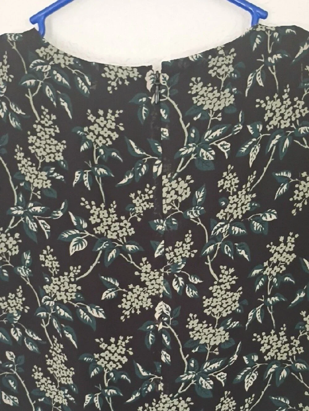 Madewell | Dresses | Madewell Black Midi Dress With Cream Floral Print ...